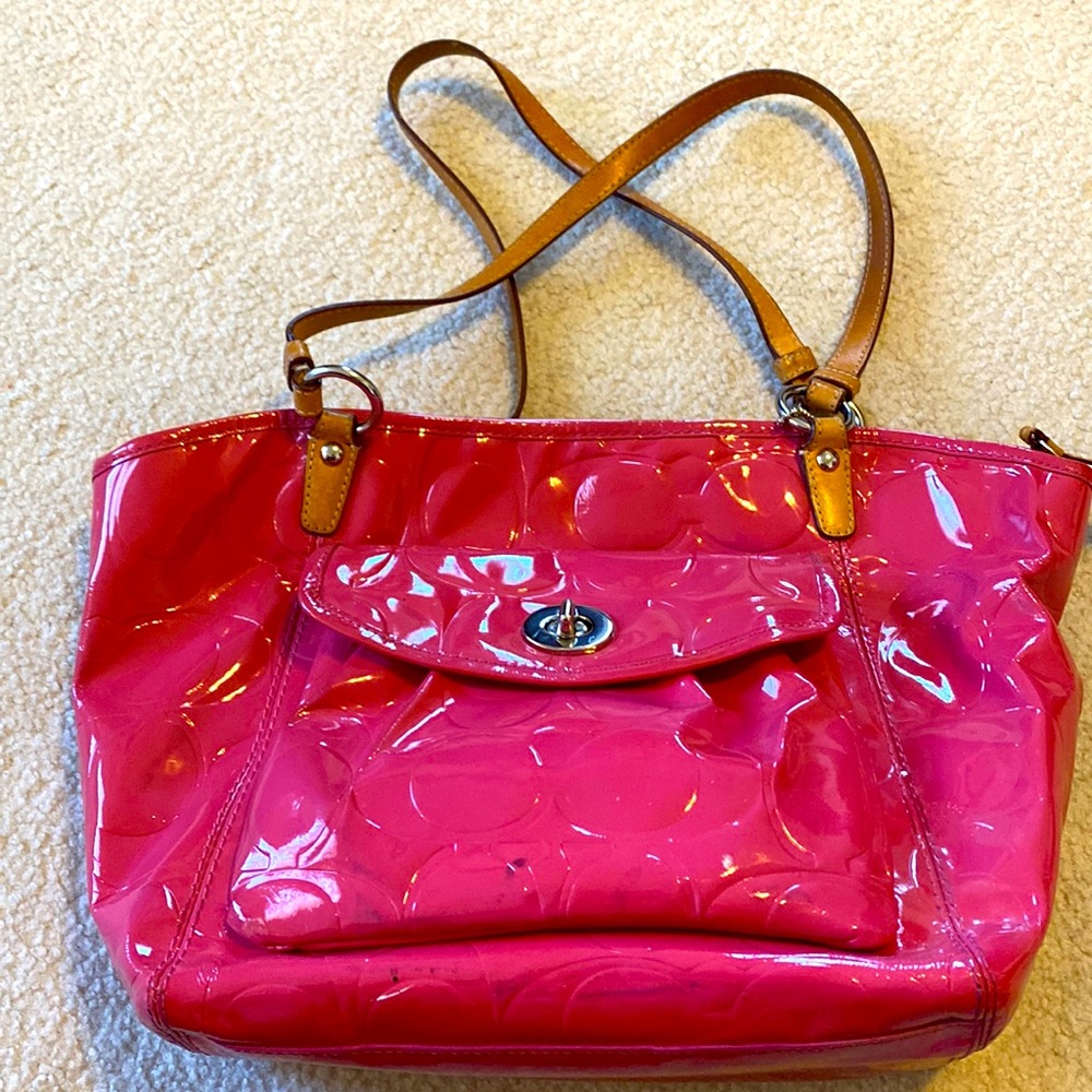 Coach Hot Pink Bag - Gem